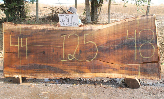 Custom Parota Table Top: 125" x 46" x 2.5"