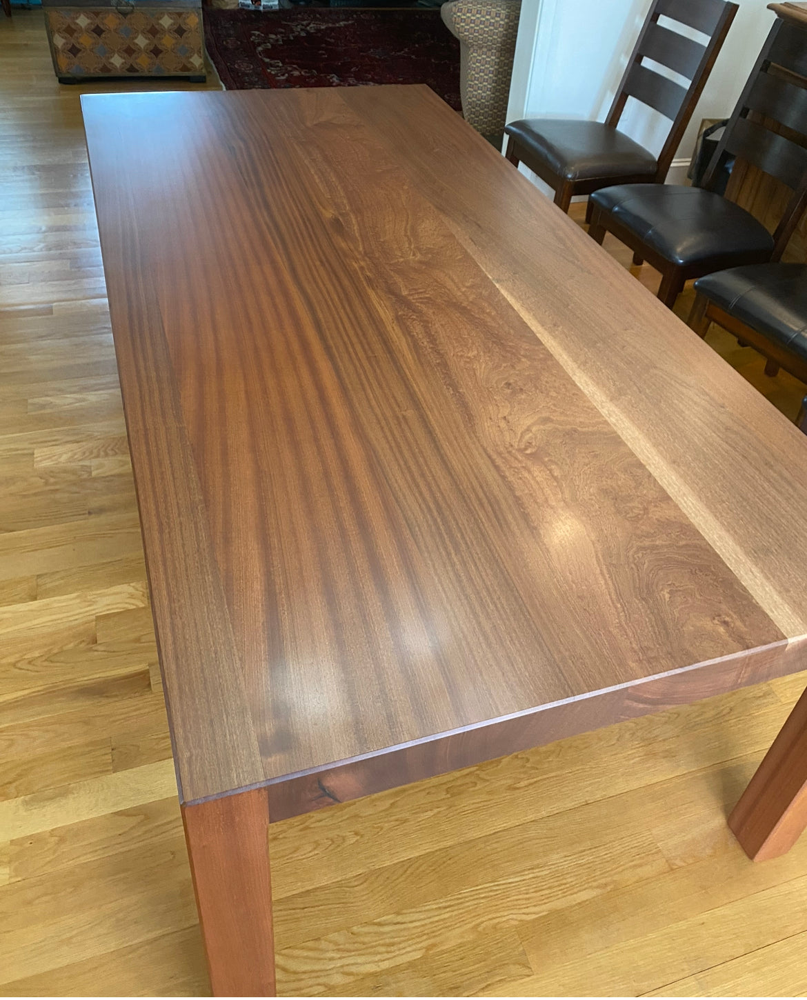 8 Person Sapele Parson Table